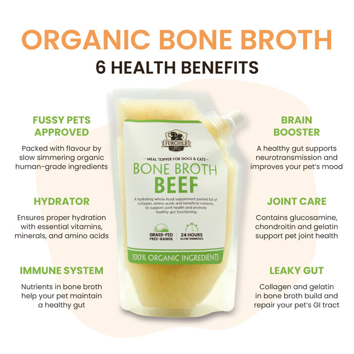 Buy Organic Beef Bone Broth for Dogs and Cats in UAE at Furchild